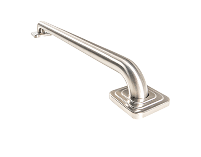 Standard Grab Bar W/ Square Flange - ShowerSeats.com