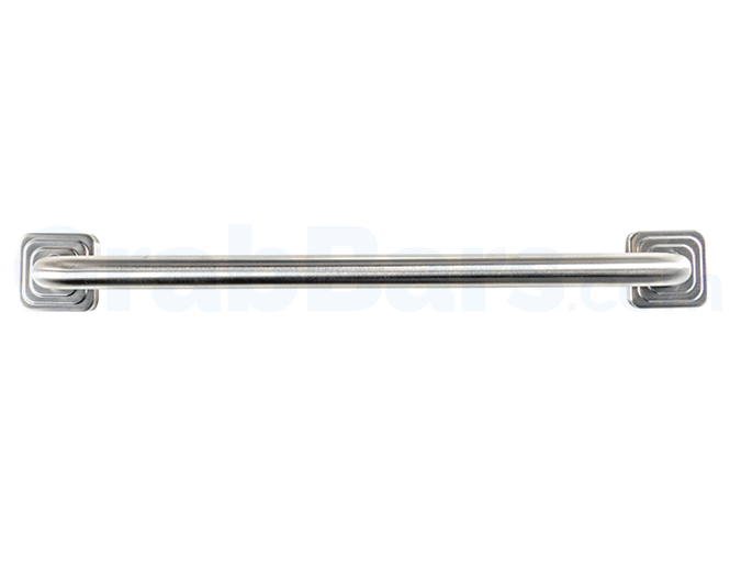 Standard Grab Bar W/ Square Flange - ShowerSeats.com
