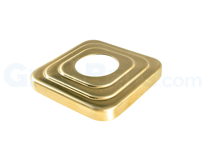 Standard Grab Bar W/ Square Flange - ShowerSeats.com